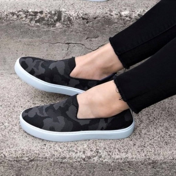 Rothy's | Shoes | Rothys Grey Camo Sneakers Slip On Style One Insole ...